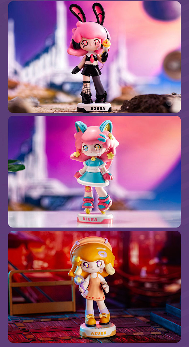 POPMART泡泡玛特 AZURA动物竞技系列手办盲盒创意玩具礼物可爱-tmall.com天猫