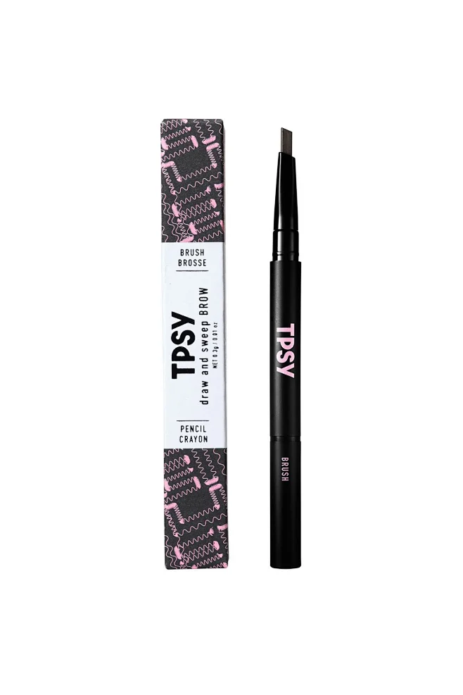 TPSY Draw And Sweep Brow : TPSY’s traditional brow pencil with a ...