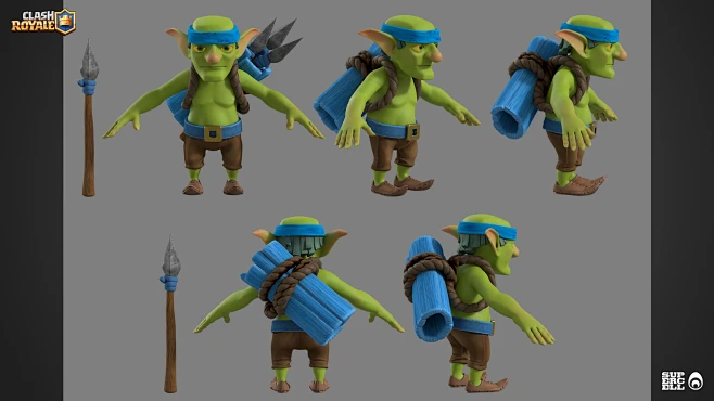 Clash Royale - Spear Goblins, Ocellus - SERVICES : Supercell art team ...