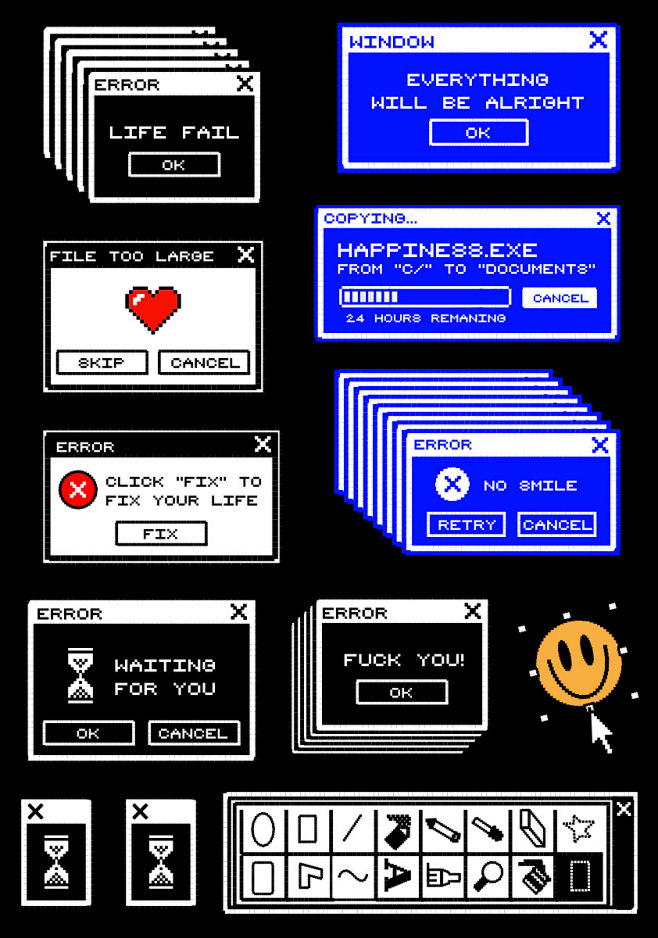 8bits 90s aesthetic Computer Cyberpunk lofi pixel Retro screen vapor ...