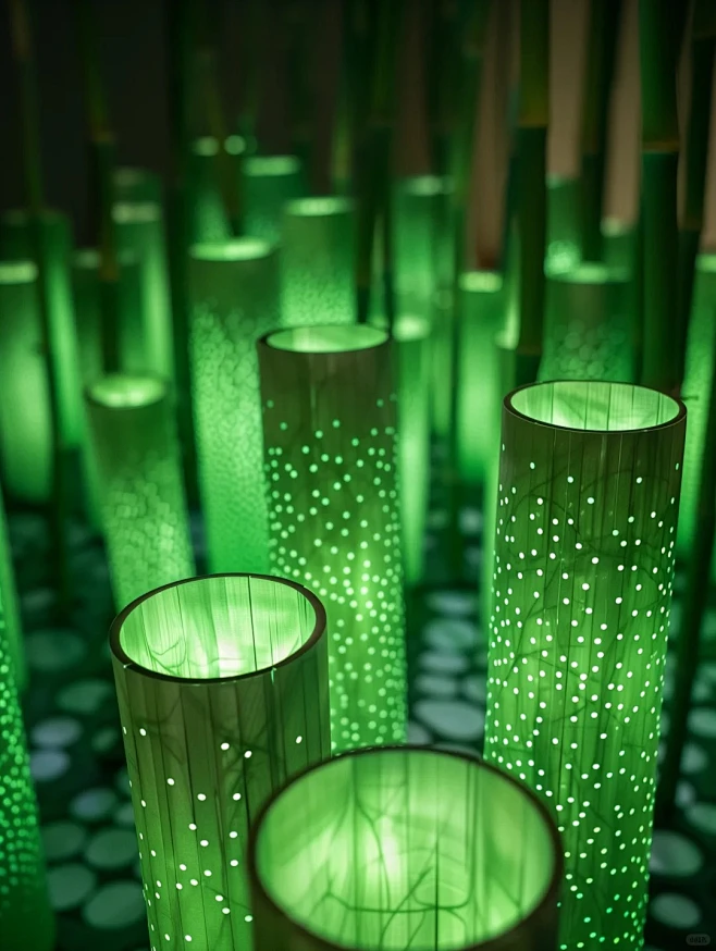 竹影星空 旅游景区灯光艺术装置_2_LAii灯光艺术装置设计_来自小红书网页版-花瓣网