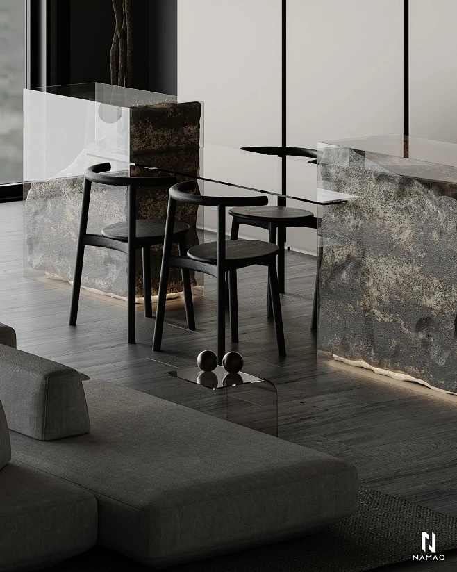 3D 3ds max interior design Interior architecture visualization Render ...