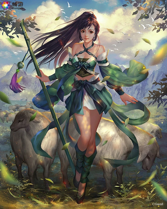 CGwall游戏原画网站_阿青1-春-花瓣网