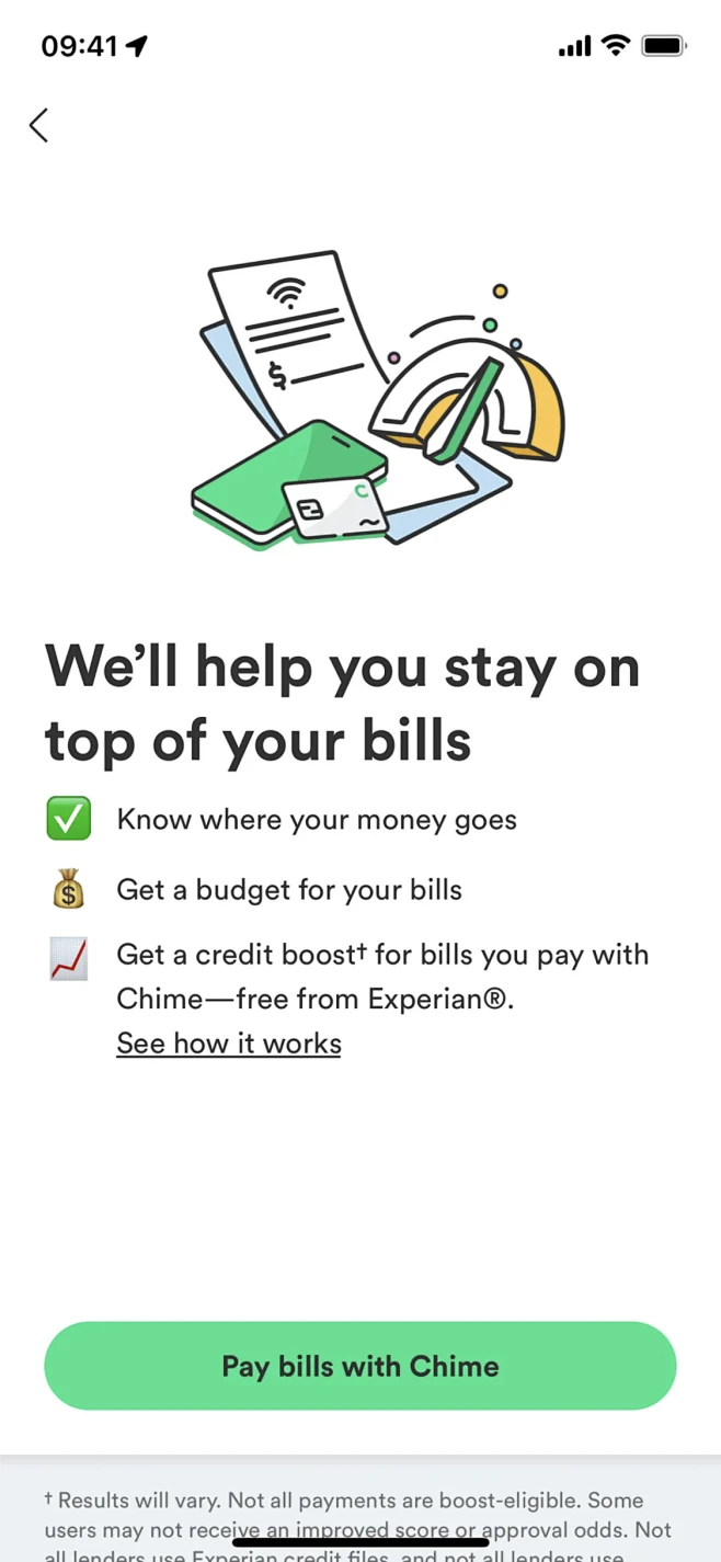 Chime Bills screen-花瓣网
