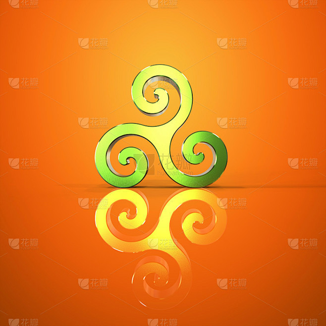 Triskel - 3D插图