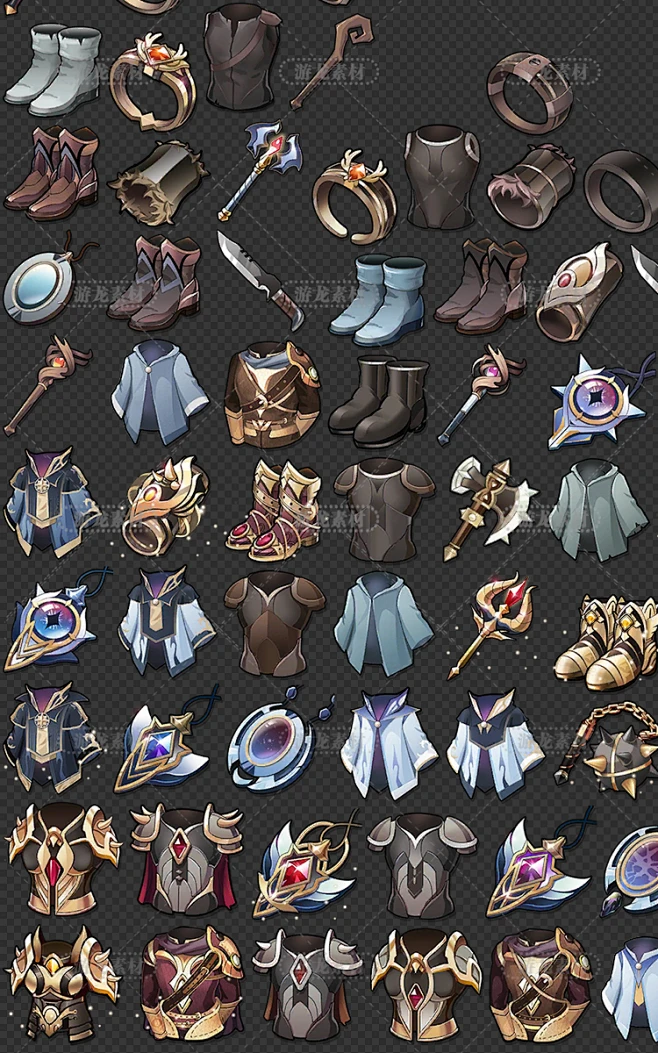 龙与少女的交响曲立绘UI图标音效界面png美术资源游戏设计素材-淘宝网-花瓣网