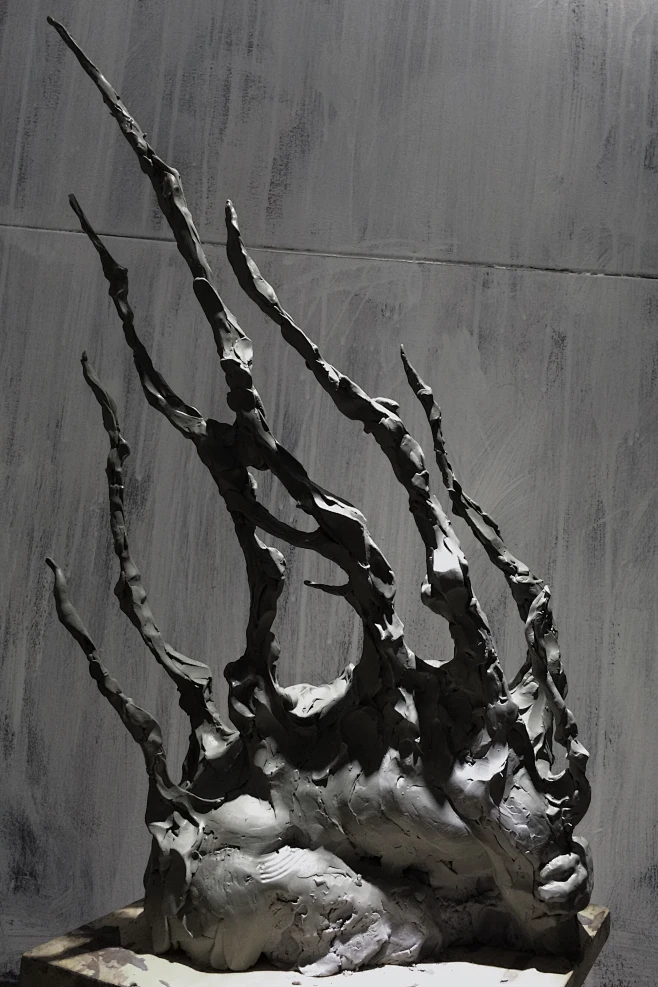 destiny, ZHANG KE : Cast bronze sculpture, 50x25x40cm, Created in 2016 ...