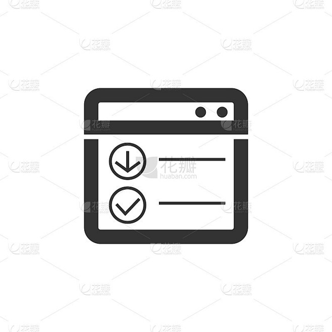Outline Icon - Download interface