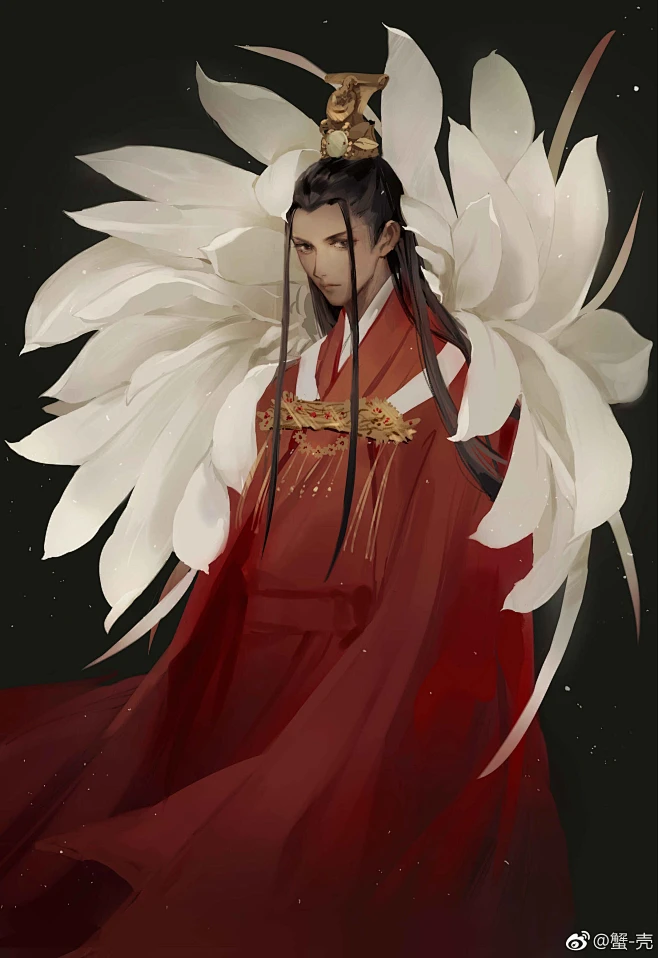 中国风男性角色原画中国风写实角色原画来自cgbook.cn (209)-花瓣网