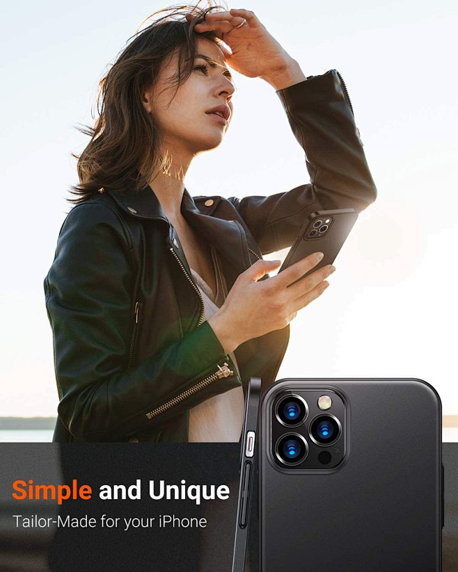 Amazon.com: TORRAS Slim Fit Designed for iPhone 12 Pro Max Case 6.7 inch Ultra Thin Sturdy Yet ...