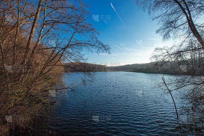 Lake Born view at Village Born/ Rhineland