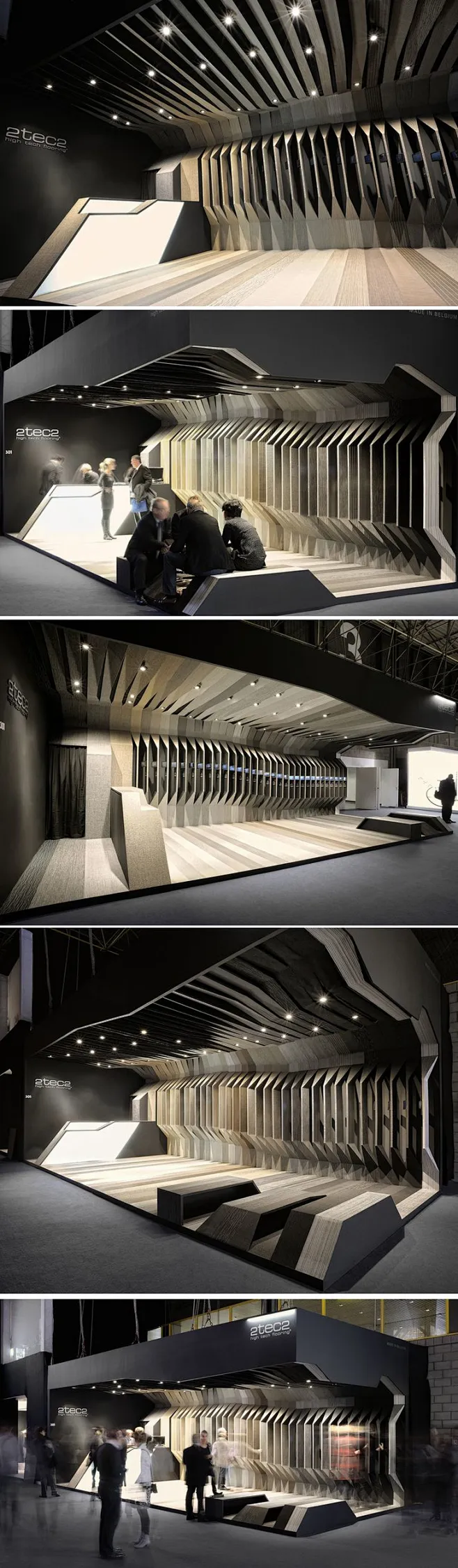 Labscape Architecture _ 2TEC2 Booth The beginning of the project was based on the gills of the ...