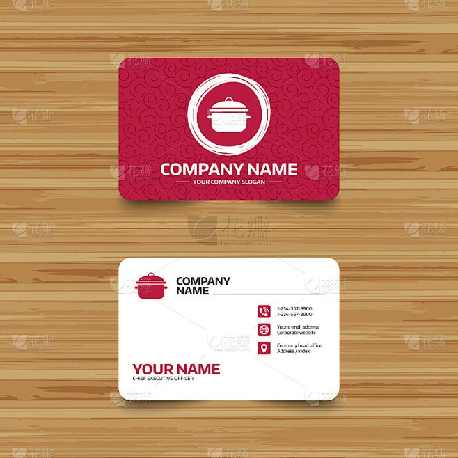 烹饪锅标志图标。煮或炖食物的象征。素材-花瓣网