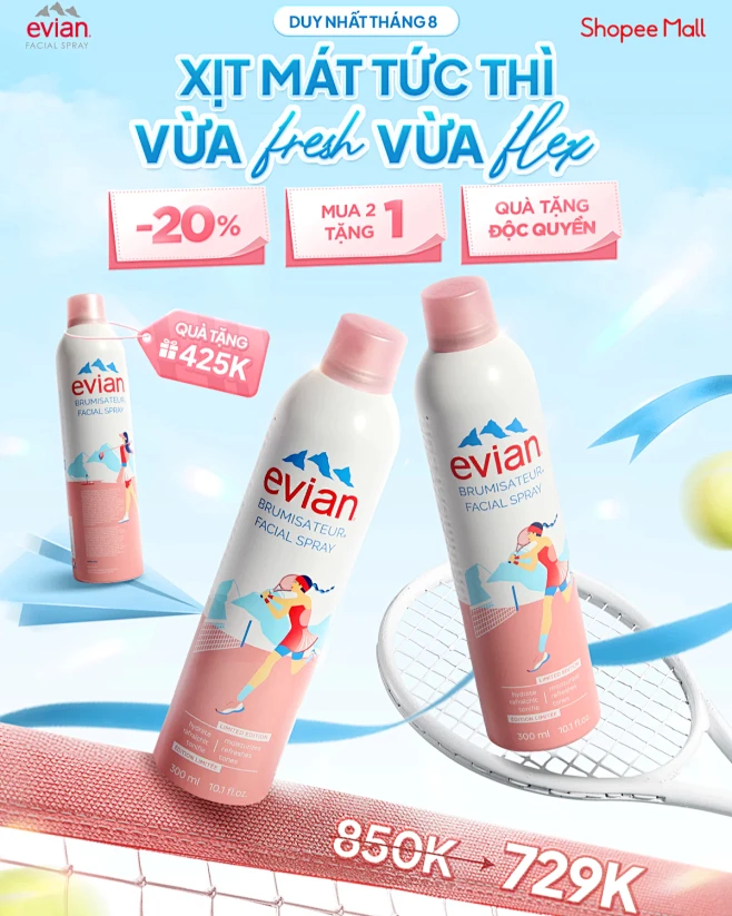 evian Facial Spray - Shopee Mall Online | Shopee Việt Nam-花瓣网