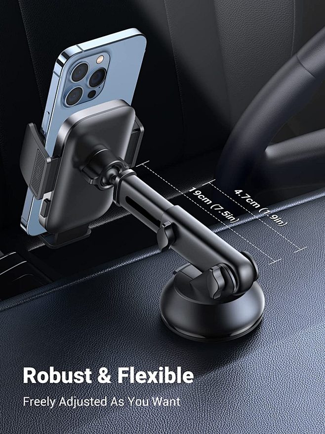 Amazon.com: UGREEN Car Phone Holder Mount for Dashboard Windshield Air ...