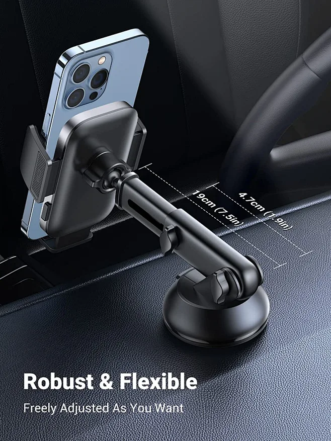 Amazon.com: UGREEN Car Phone Holder Mount for Dashboard Windshield Air ...