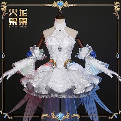 火龙果果 英雄联盟LOL COS 水晶玫瑰 拉克丝 cosplay服装道具套装-淘宝网