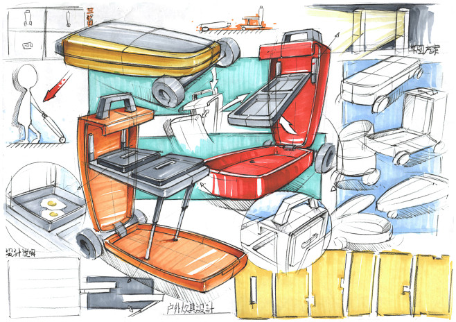 工业/产品设计考研快题手绘