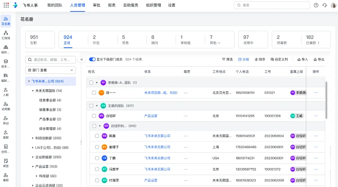 快速了解飞书人事企业版-花瓣网