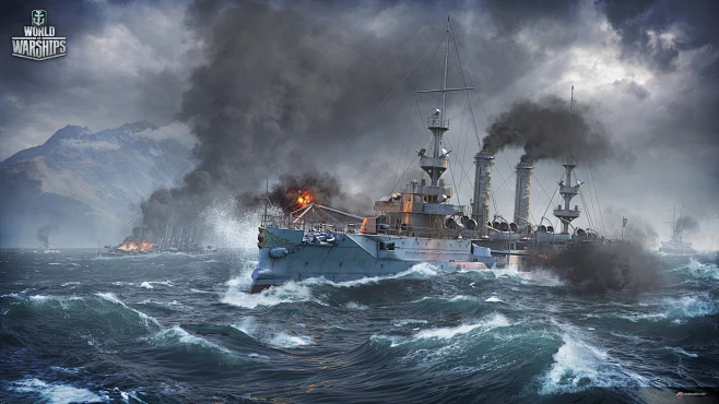 战舰世界外服官网壁纸及舰船设计图鉴赏 -178战舰世界主题站-花瓣网