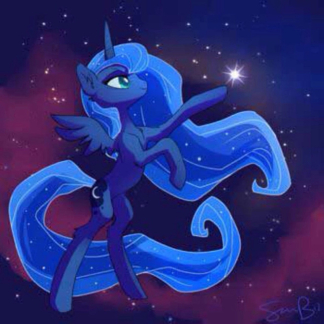 小马宝莉～我的小马驹～彩虹小马～月亮公主～露娜公主～～唯美漂亮画面