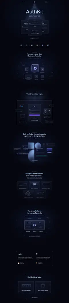 WorkOS 的 AuthKit 登陆页面示例：世界上最好的登录框，由 WorkOS + Radix 提供支持。-花瓣网