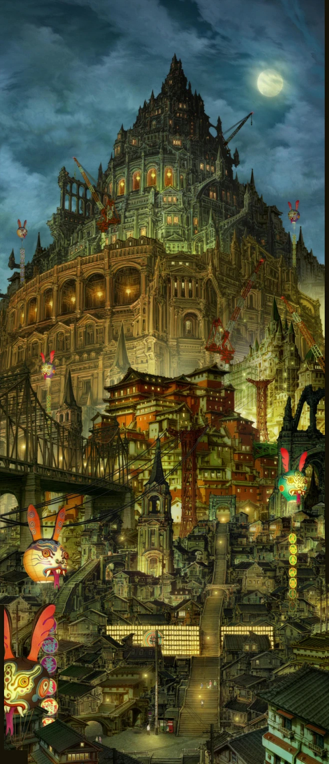 Ao no Exorcist (Blue Exorcist) Movie: Directed by Atsushi Takahashi, Art Directed by Shinji ...