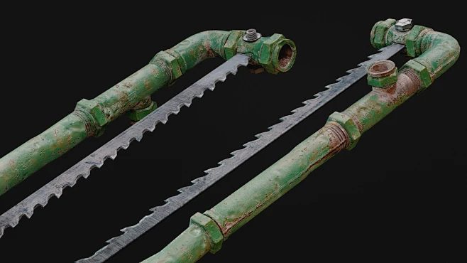 Makeshift Sword (Re-Textured), Jim Naraha : I wanted to re-texture one ...