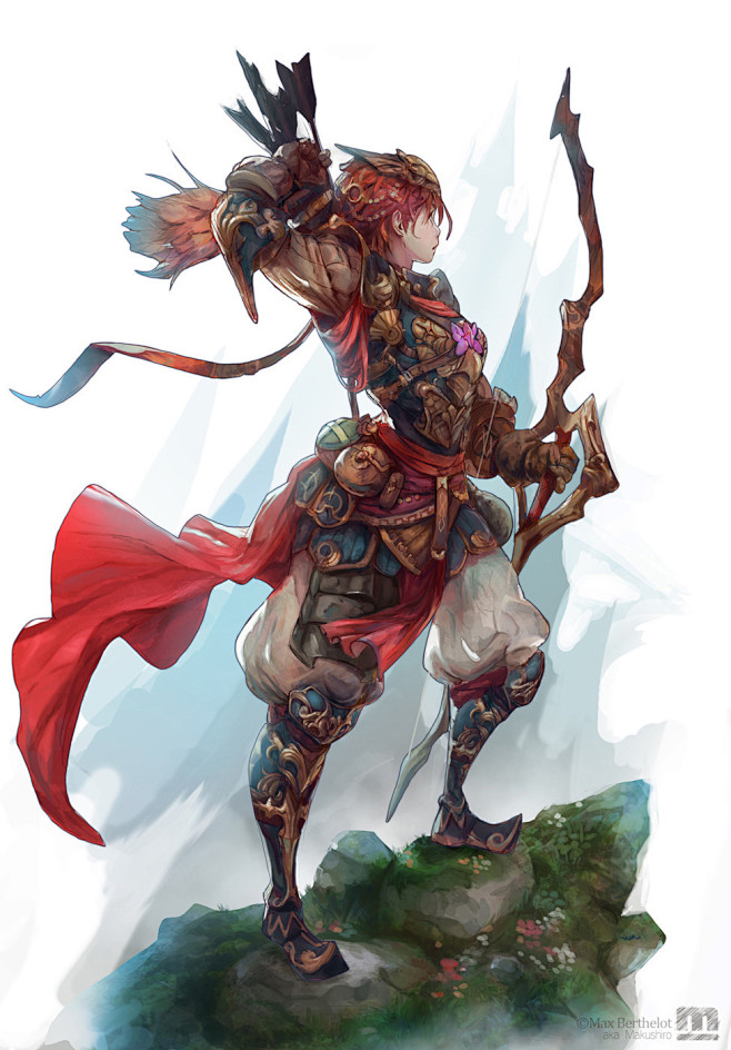 "Claire" by ♠ Max Berthelot https://www.artstation.com/artwork/aOlZ0