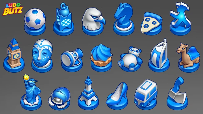 LUDO BLITZ - UI elements-花瓣网