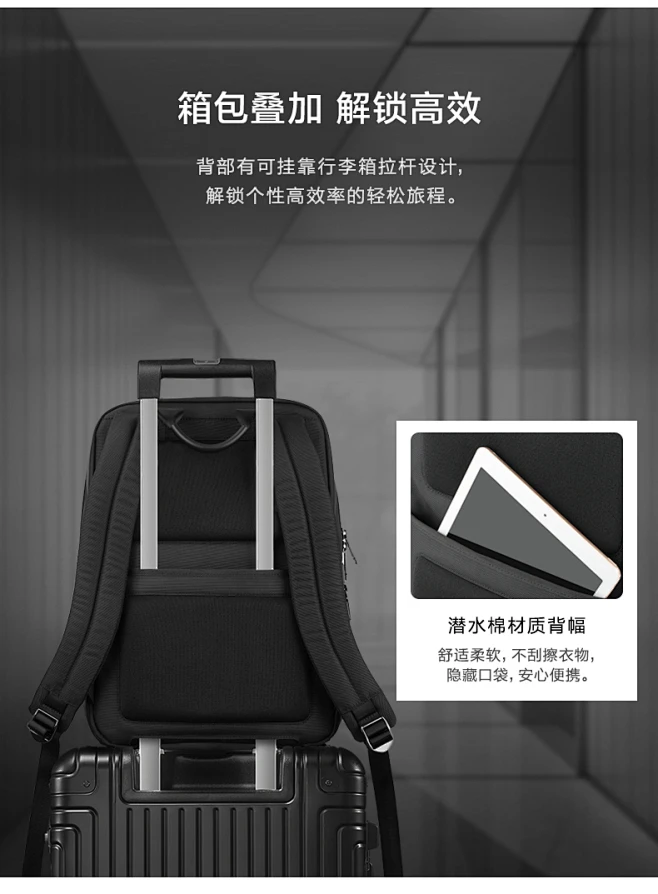Samsonite/新秀丽2020新款商旅双肩包男电脑包多功能背包HO0 05-tmall.com天猫-花瓣网