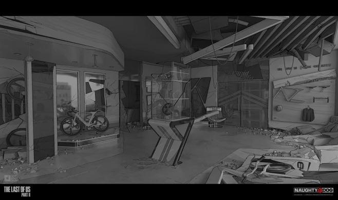 The Last of Us: Destruction sketches, Rado Markovic : The Last of Us ...