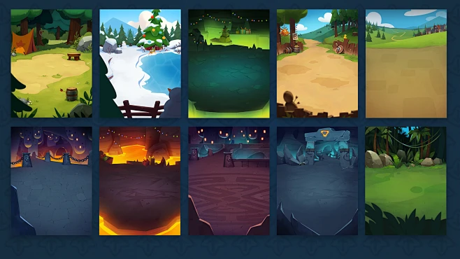 Almost A Hero Game. UI Design. 2016-2020-花瓣网