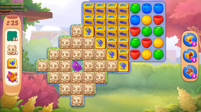 My match3 levels in RoyalMatch style (16)