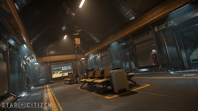 Star Citizen: Lorville - Teasa Spaceport, Security Checkpoint ...