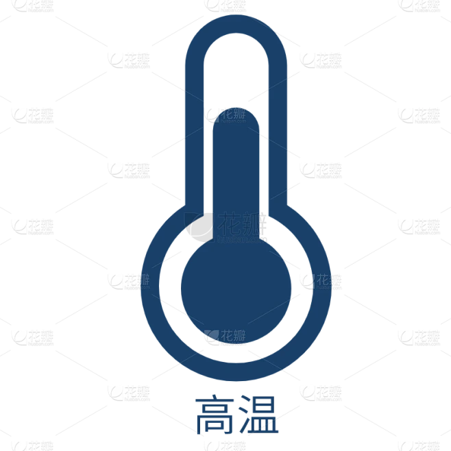 ICON-矢量天气图标-高温素材-花瓣网