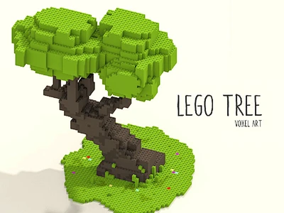 Lego Tree 图片_立体像素图片素材-花瓣网