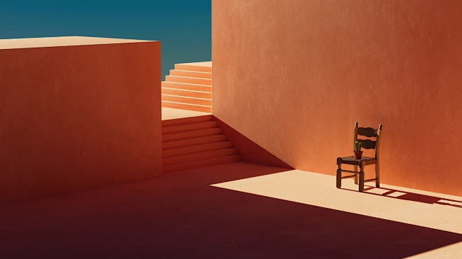 3D architecture c4d CGI cinema 4d Minimalism redshift redshift3d Render-花瓣网