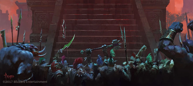 Norsca Loading screen , Bayard Wu : A loading screen illustration work ...