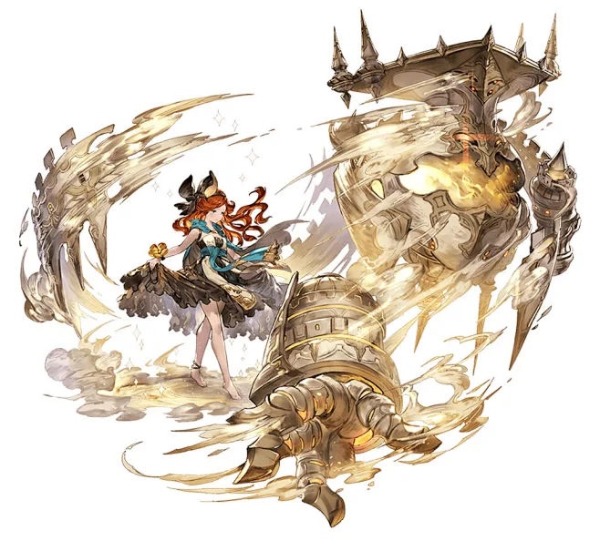 Sara SSR, Battle Art from Granblue Fantasy-花瓣网