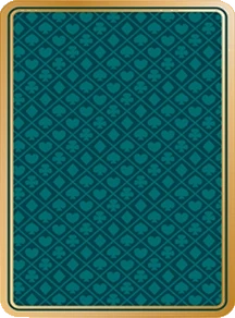 Blue Suits Card Back-花瓣网