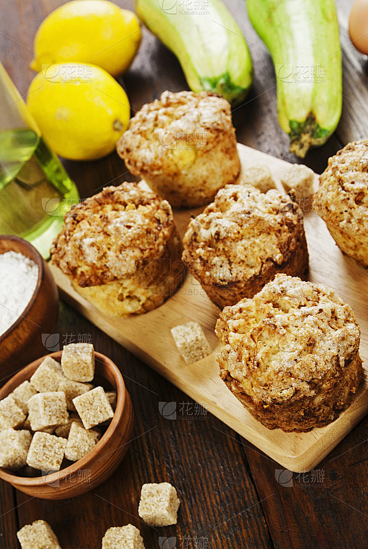 西葫芦柠檬松饼