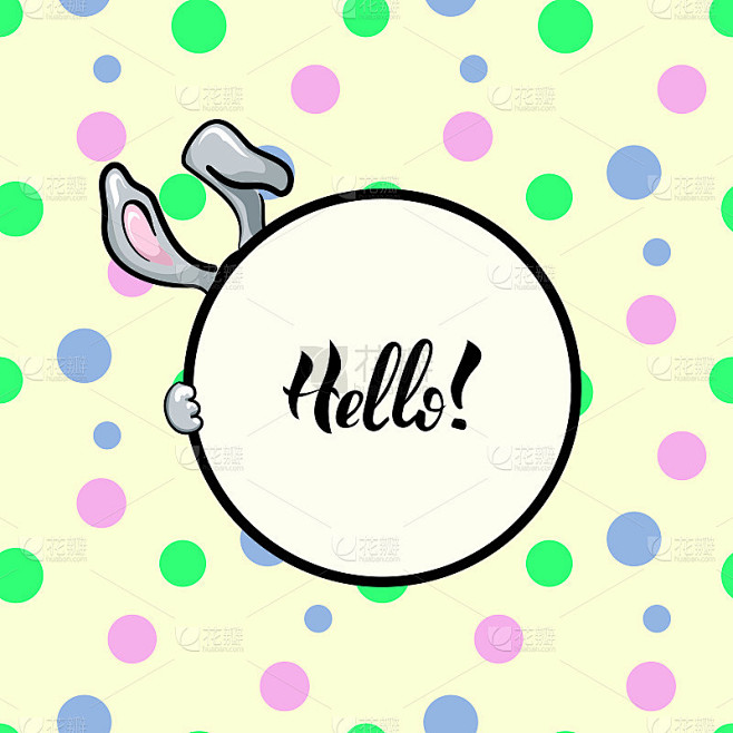 Hello Rabbit圆形框架