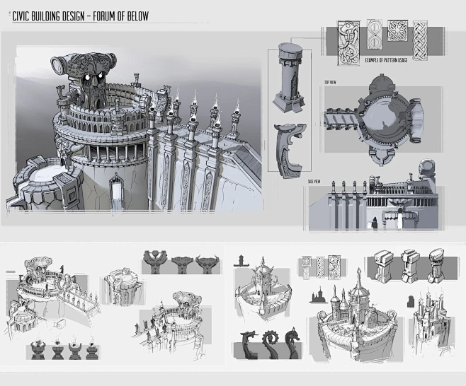 Architecture design sketches, David Fortin : A compilation of ...