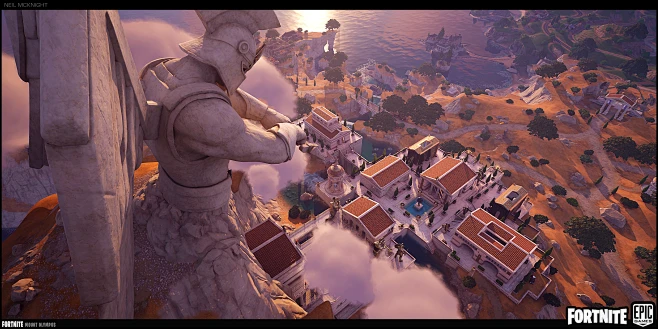 Fortnite - Mount Olympus-花瓣网