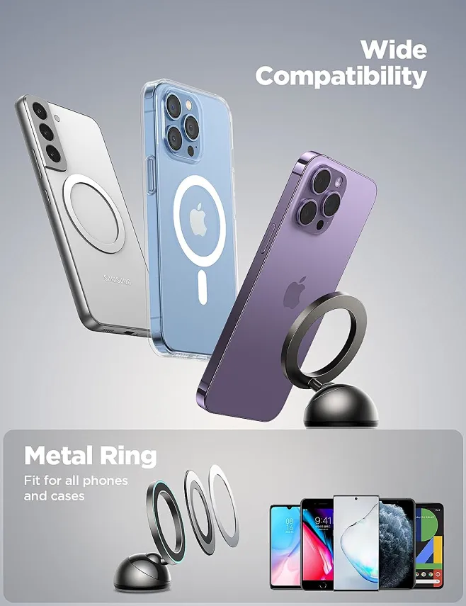 Amazon.com: JOYROOM [2023 Newest] for MagSafe Car Mount, All-Metal ...
