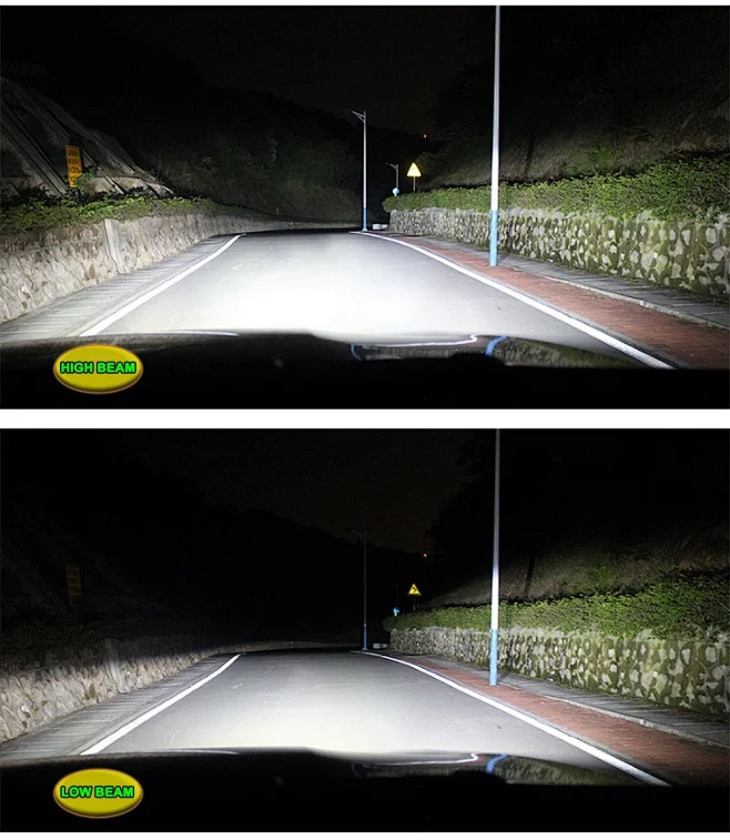 US $33.6 20% OFF|2Pcs New H7 LED Headlight Bulb 80W 16000LM Head Light ...