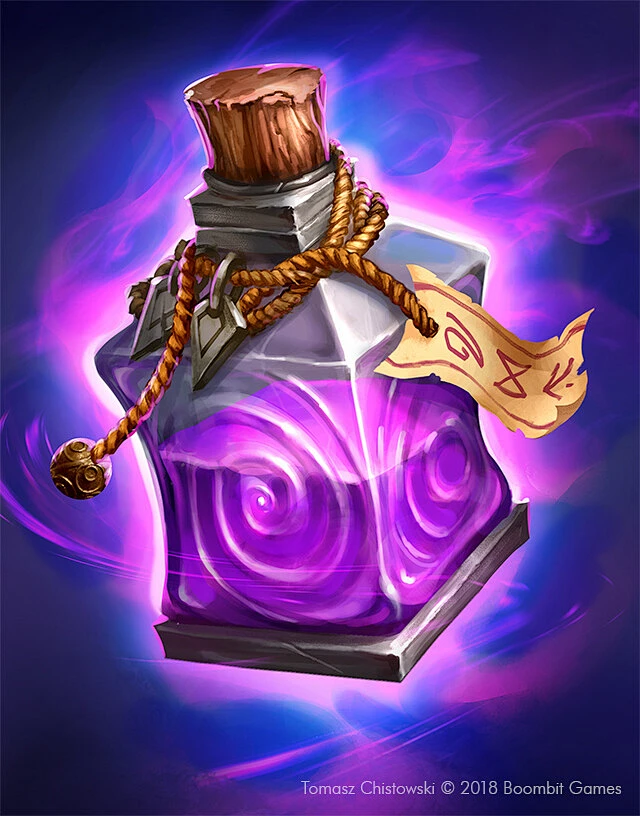 Potion of Card, Tomasz Chistowski : Art made for Mighty Heroes © 2018 ...
