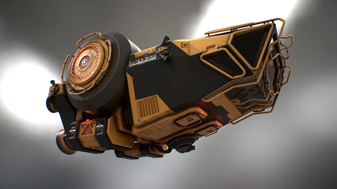 OM-2 Mining Frigate, Zach Whitchurch : The OM-2 Mining frigate is the ...