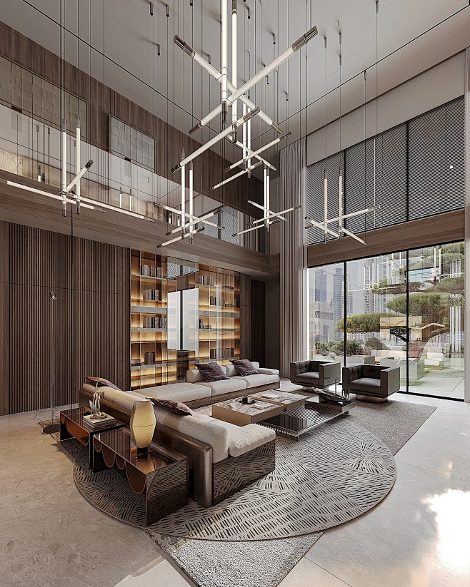 Noir Nest | Interior design project in USA :: Behance-花瓣网